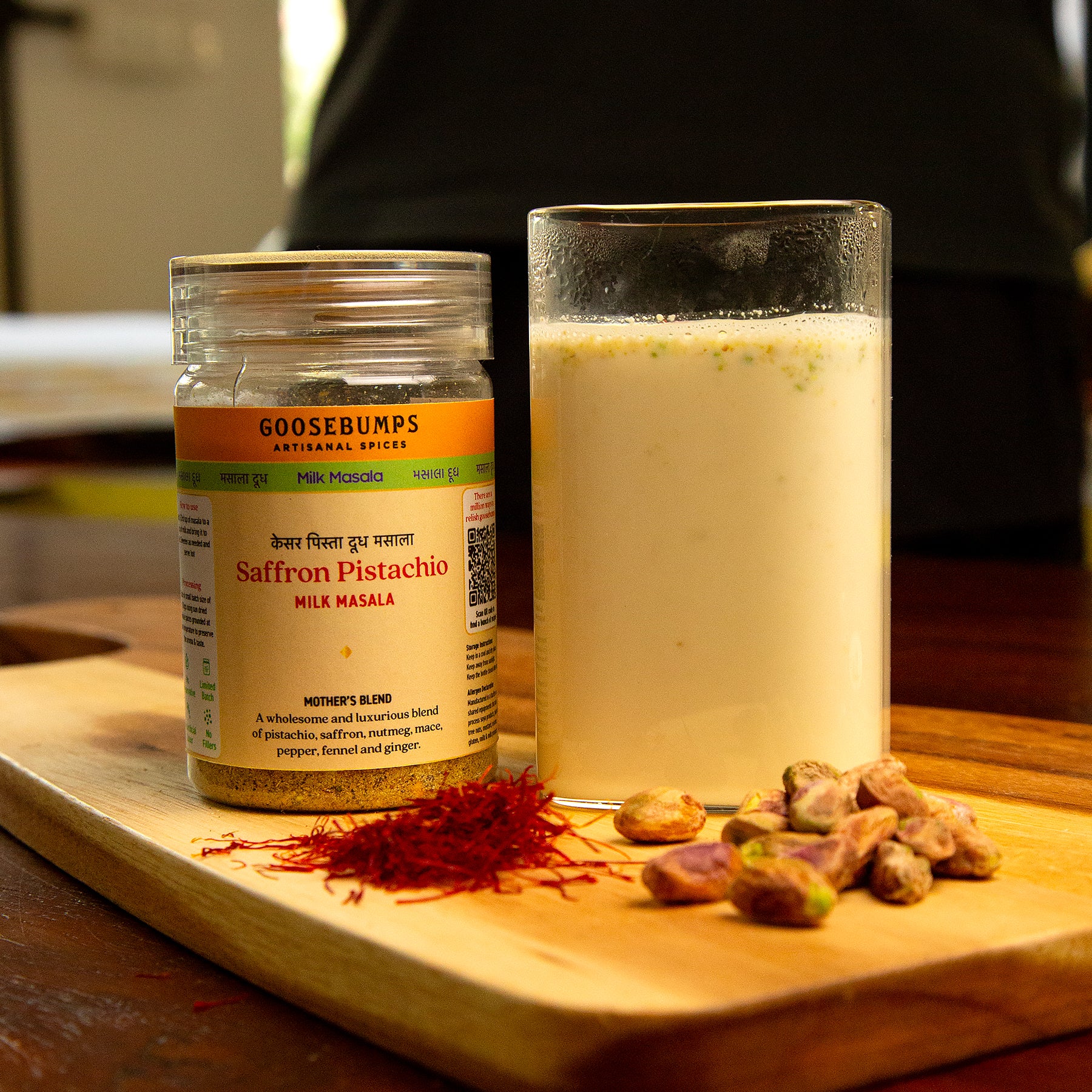 Saffron Pistachio (Kesar Pista) Milk (Doodh) masala – Goosebumps Store